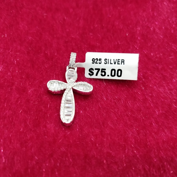 Jewelry | Real Silver Cross Pendant 925 Stamped | Poshmark